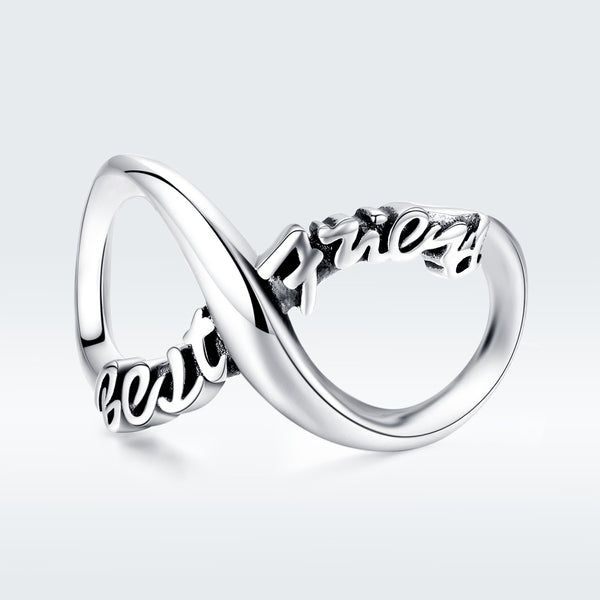 Best Friend Forever Infinity Symbol Charm Silver | Loulu Charms