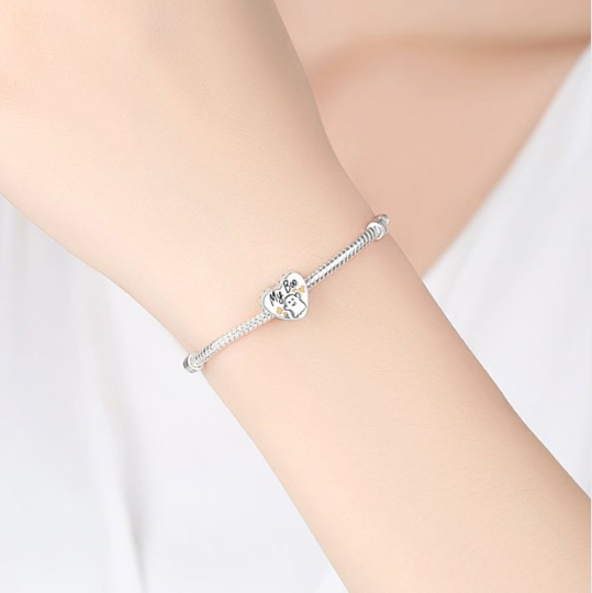 My Boo Charm Sterling Silver fits Charm Bracelet | Loulu Charms